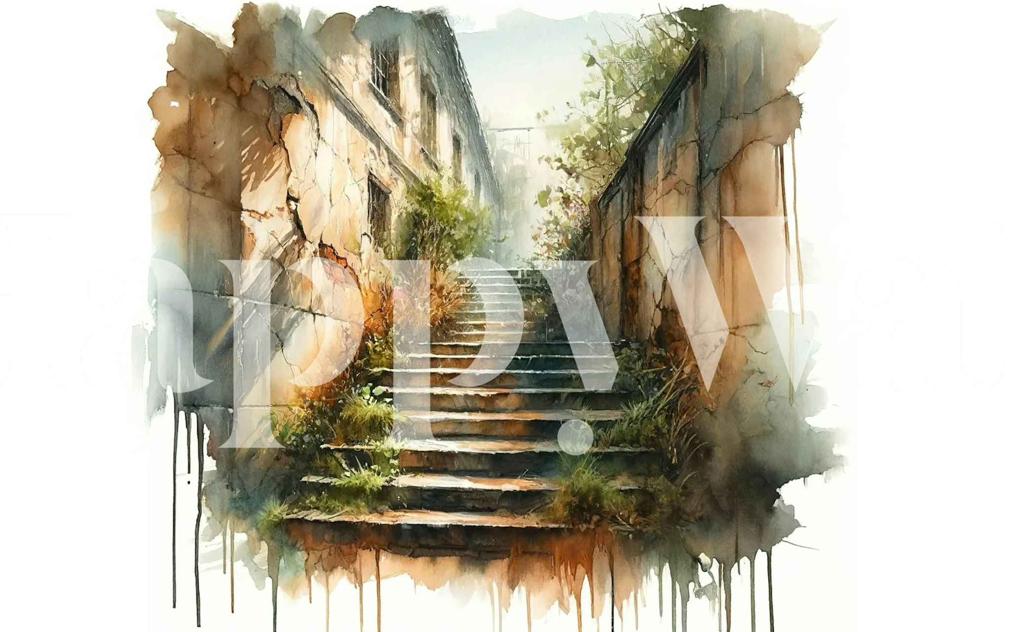 Rustic Charm Pathway - Happywall