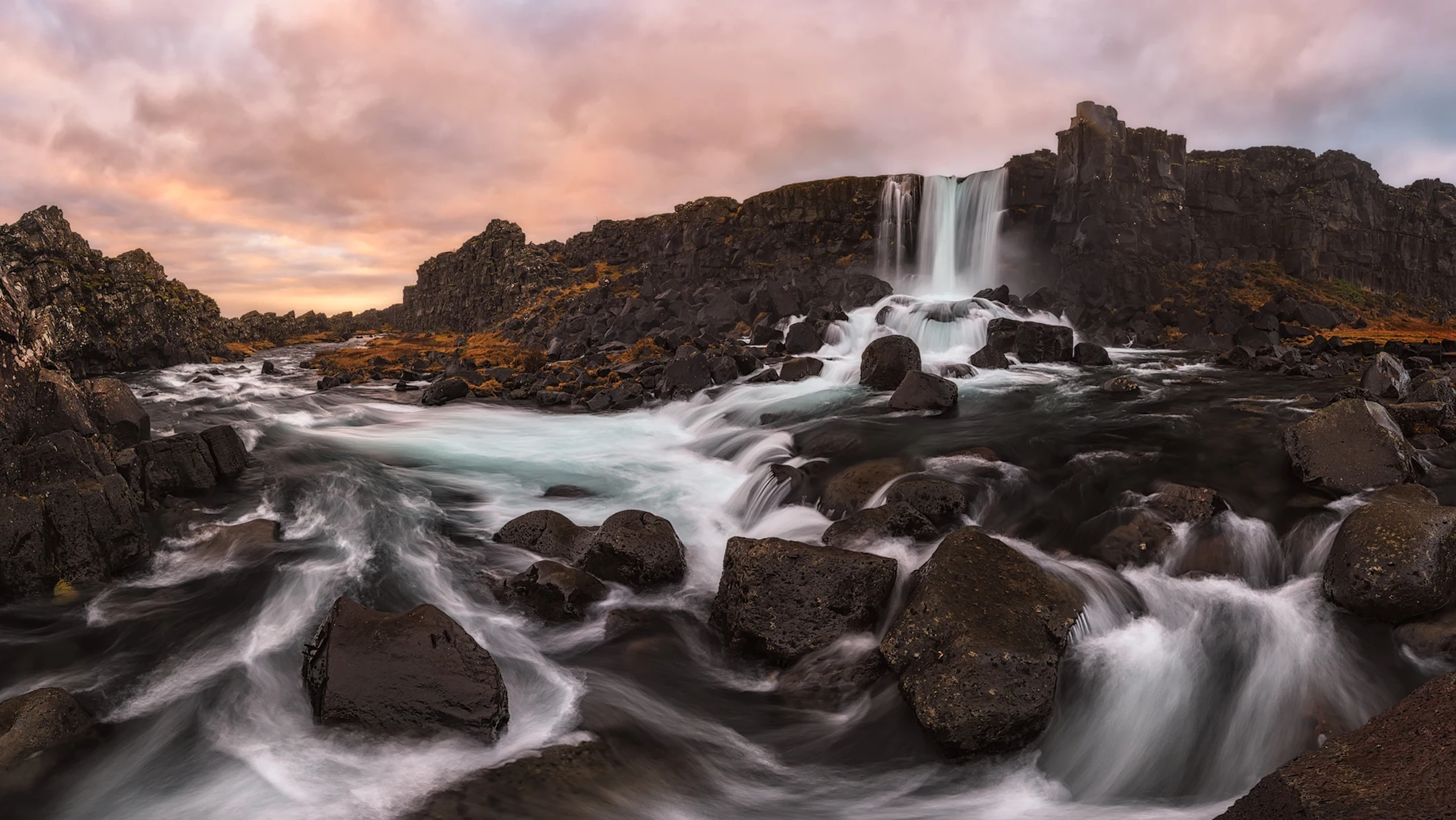 Oxararfoss wallpaper - Happywall