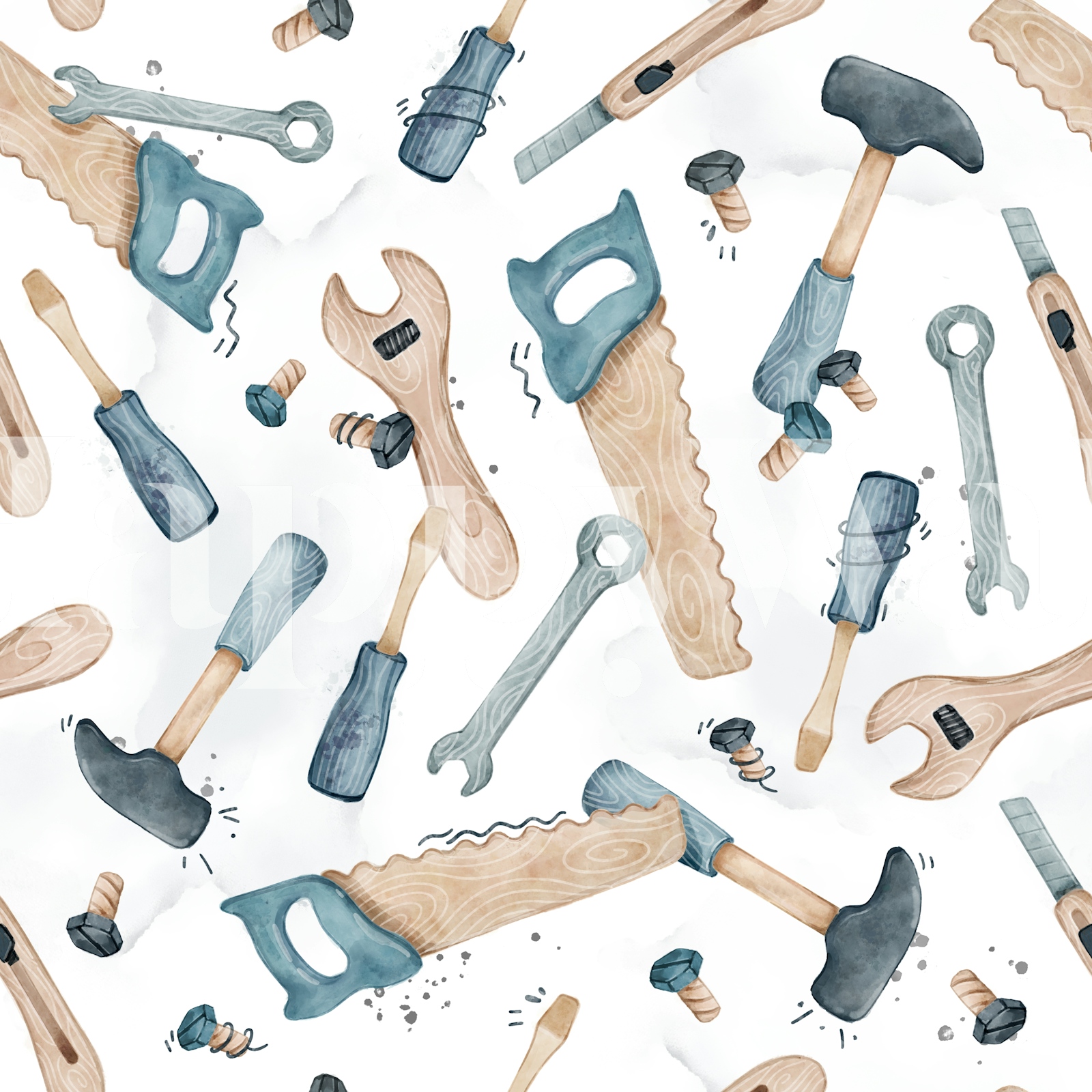 Daddy's Little Helper Wallpaper | happywall.com