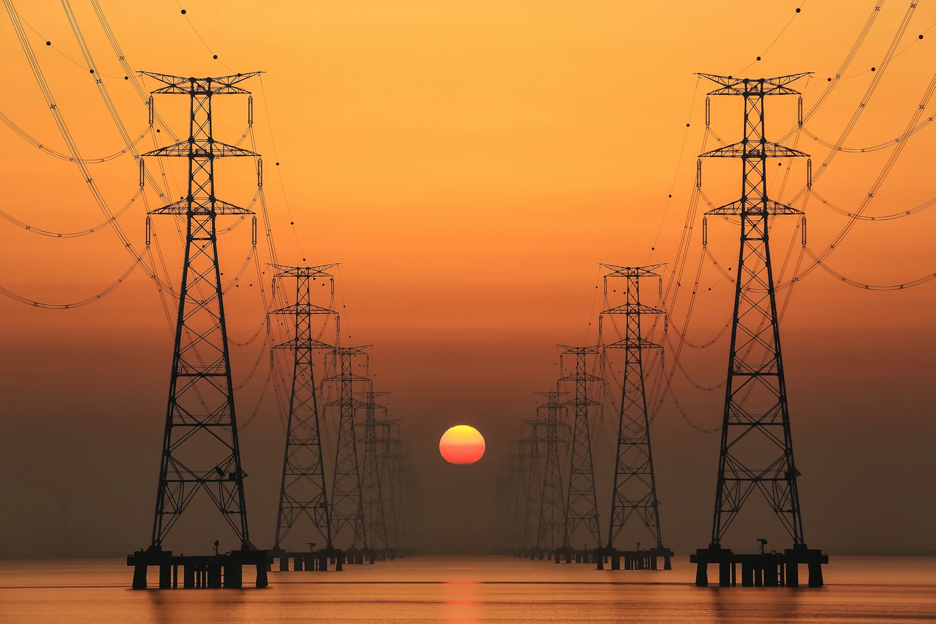 Power Line Wallpaper - Transform Your Walls | Happywall