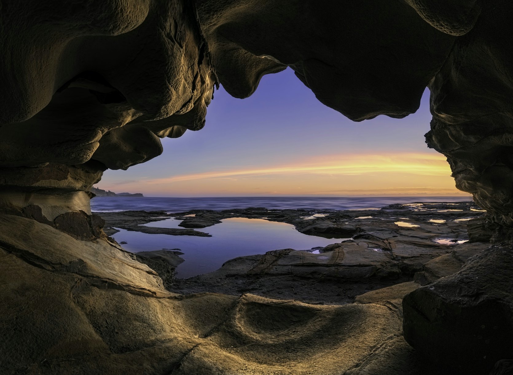 Buy Sea Cave Wallpaper Online - Happywall