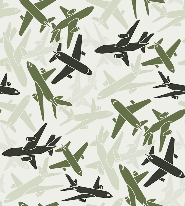 Green Airplane Camo Wallpaper | happywall.com