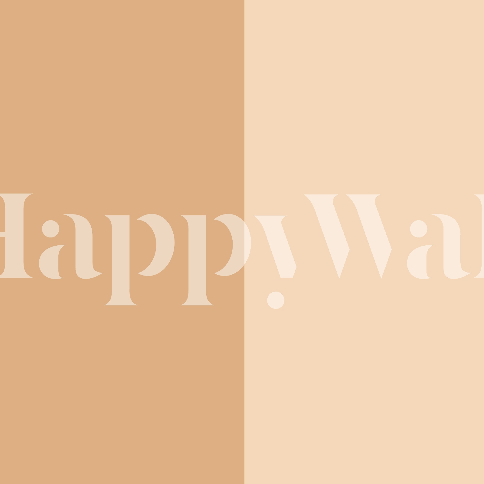 Peach Block Stripes Wallpaper