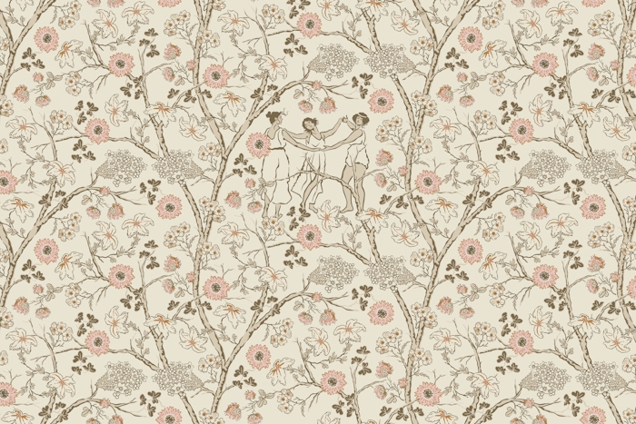 Midsummer dance mural on sand - happywall.com