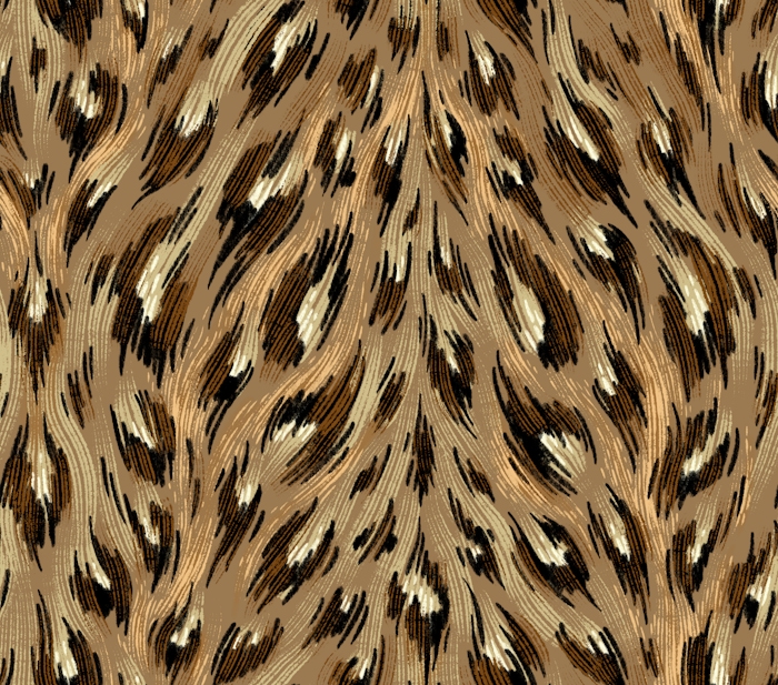 Natural Leopard Print Wallpaper