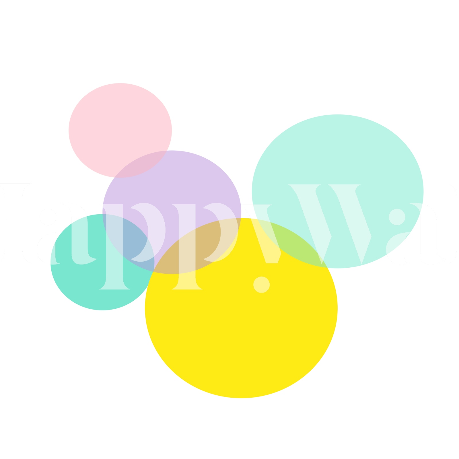 Sunshine Bubble Mix Wallpaper