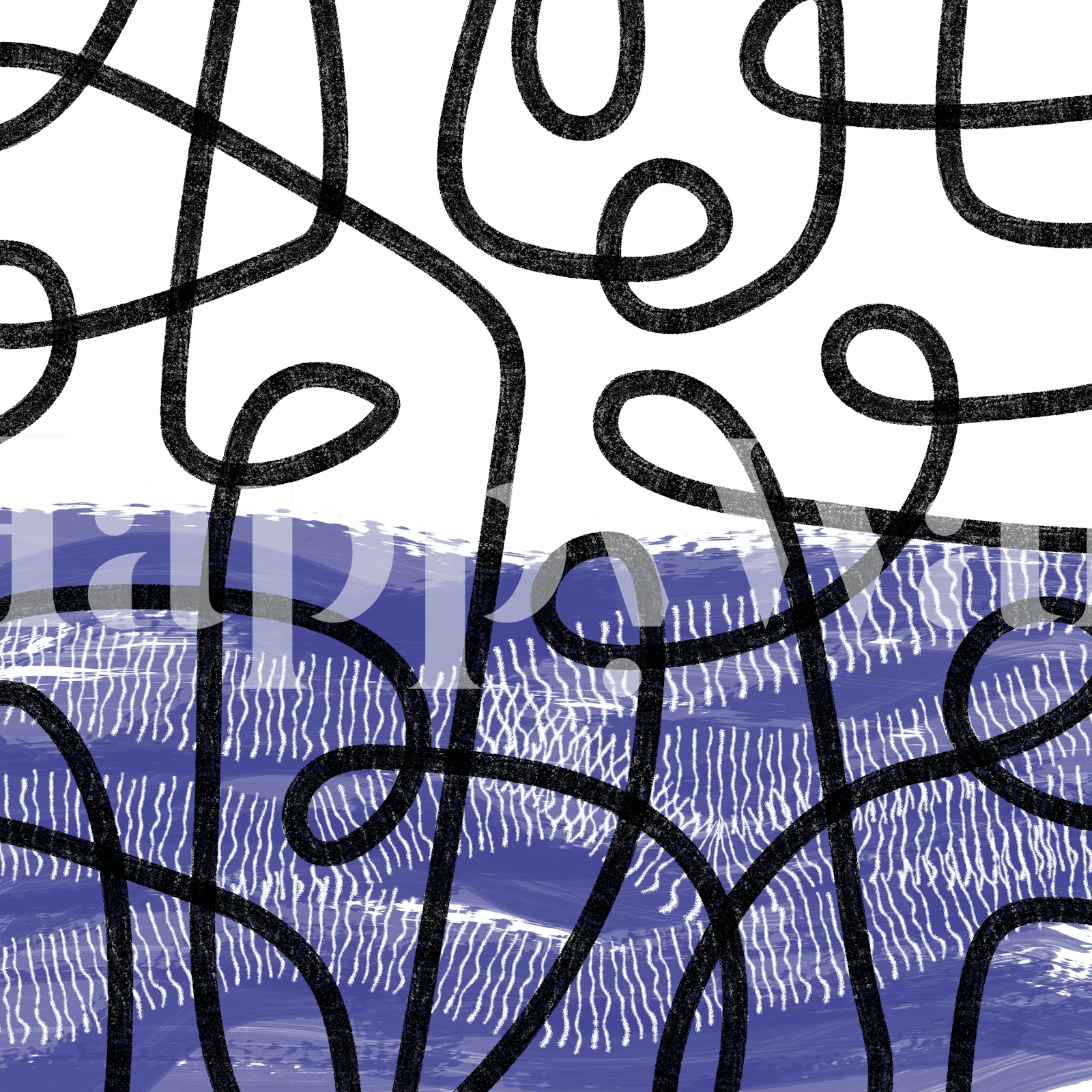 Sea Lines Wallpaper - happywall.com