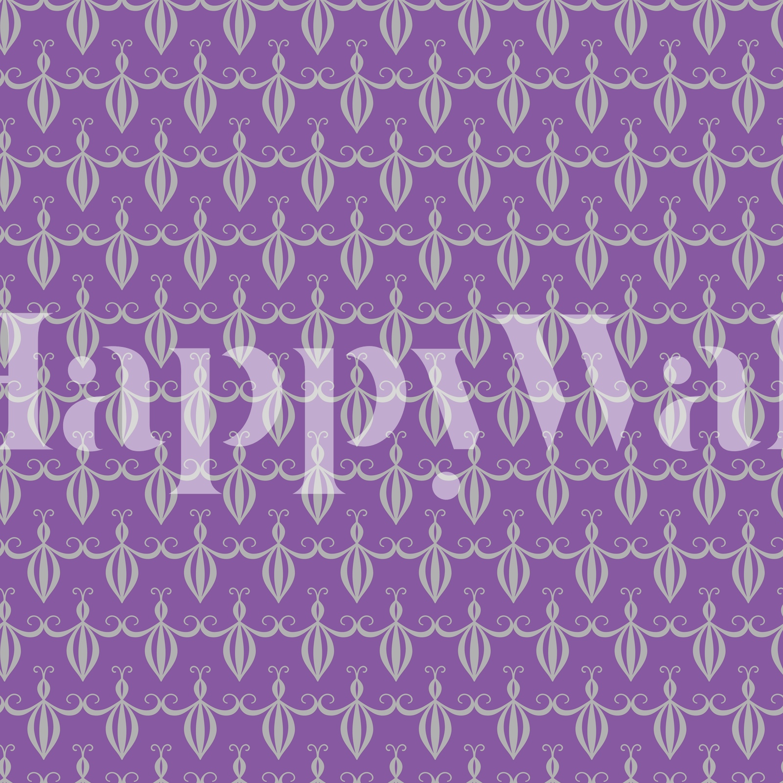 Violet Vintage Charm Wallpaper