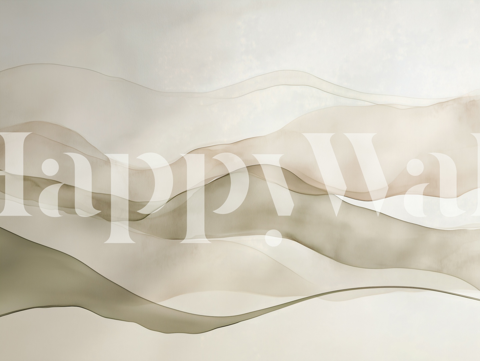 Calm Neutral Abstract Wallpaper for Bedroom