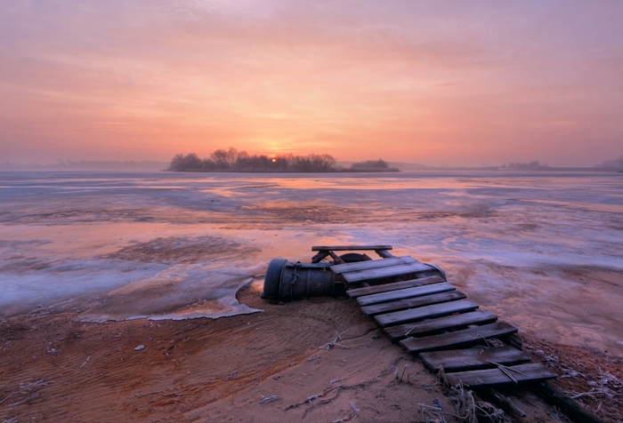 Cold Morning Wallpaper - Bring Serenity to Your Walls | Happywall