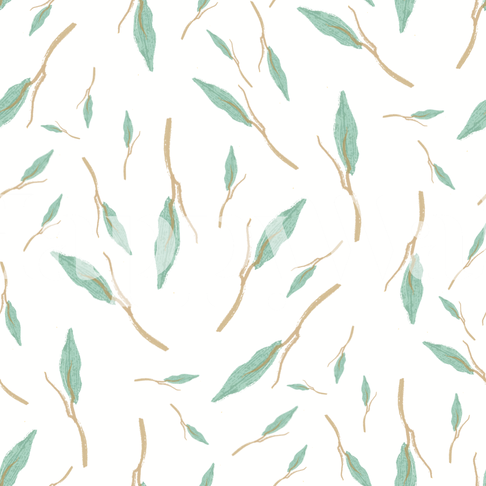 Rustic Leaf Aesthetic Wallpaper | happywall.com