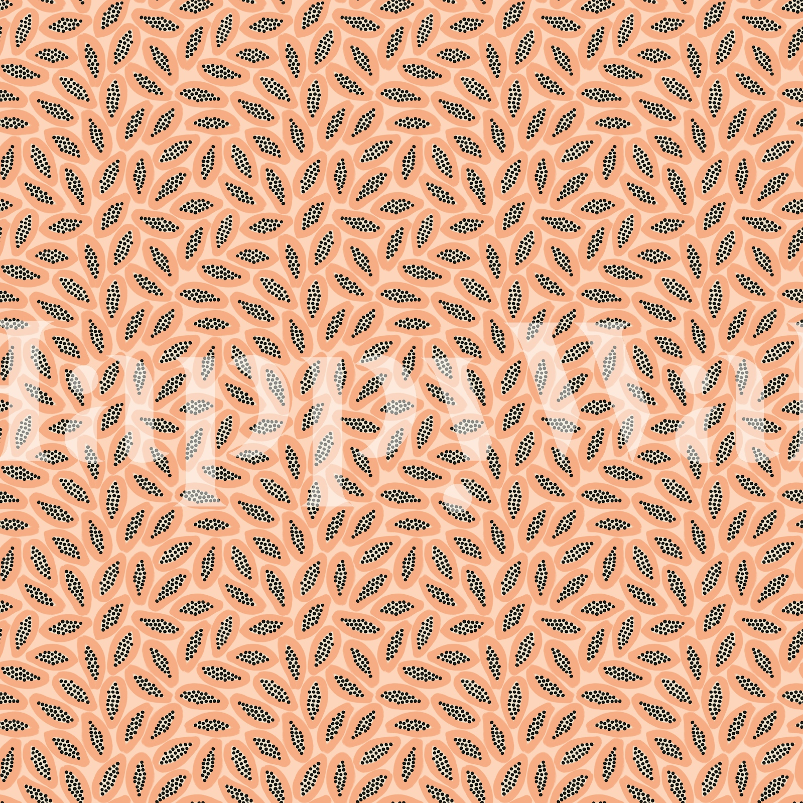 Papaya Party Wallpaper - happywall.com