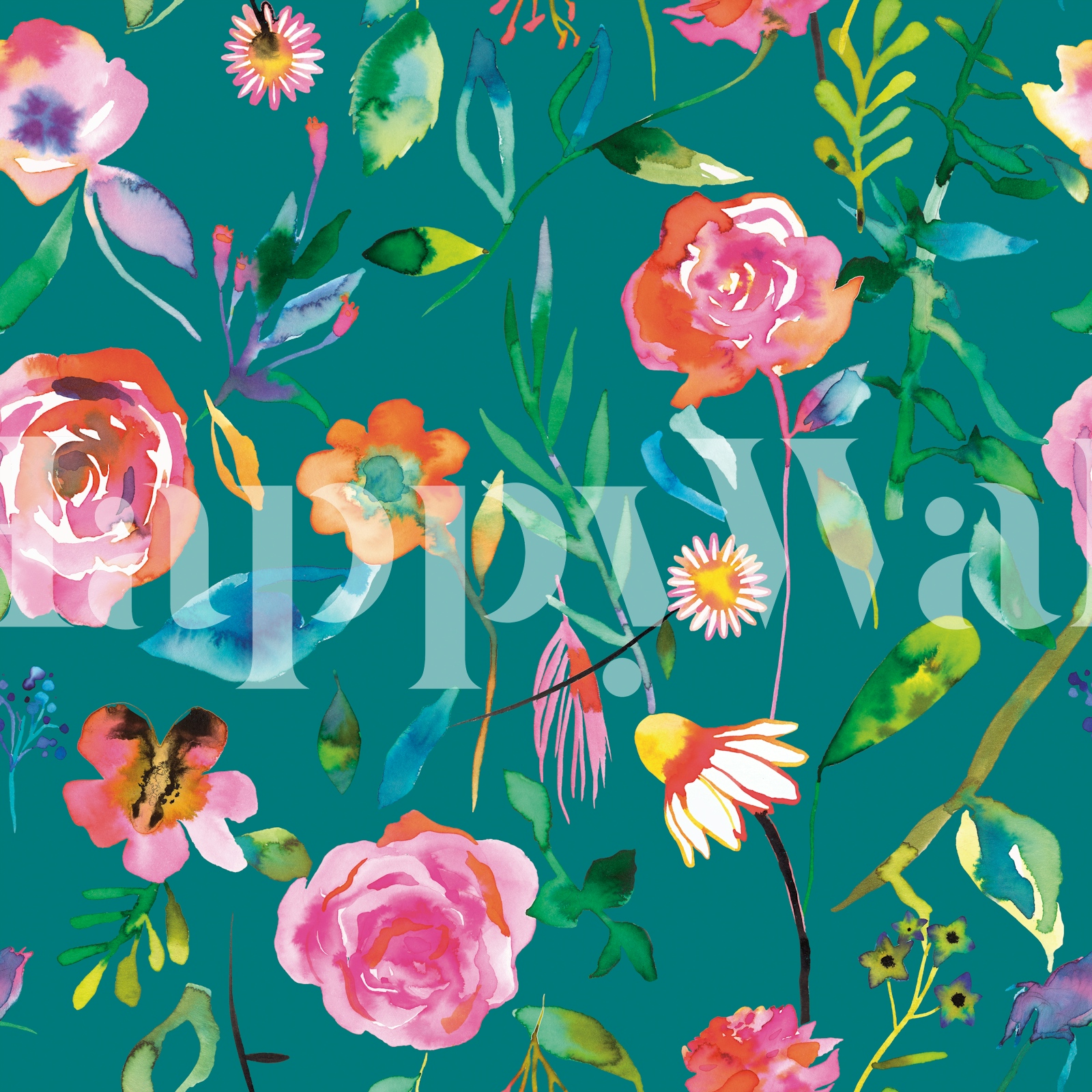 Colorful Floral Garden Wallpaper