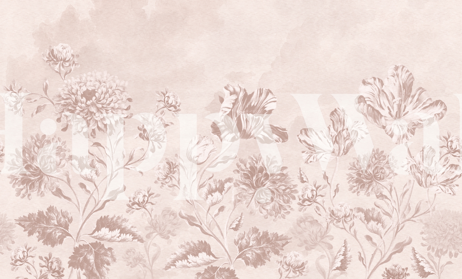 Large Spring Baroque Flowers - Happywall.com