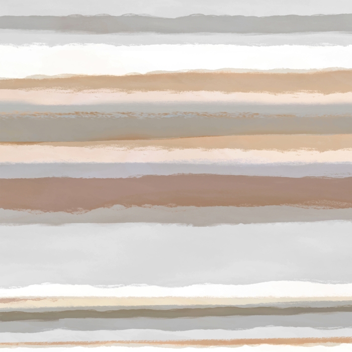 Neutral Gray Striped Wallpaper for Home