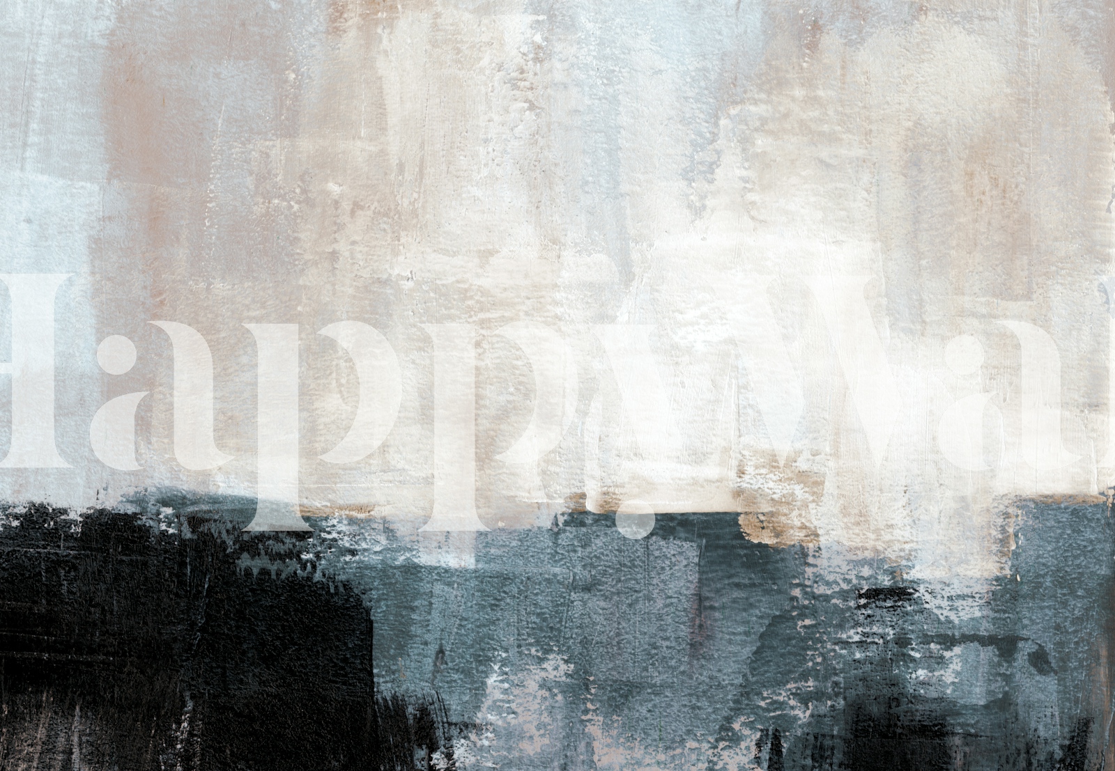Modern Earthy Canvas Art Wallpaper - Happywall