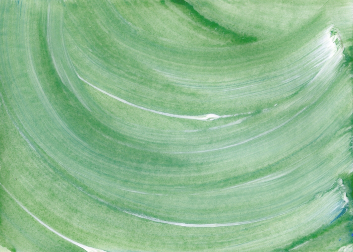 Soft Apple Green Paint Wave Wallpaper - Happywall