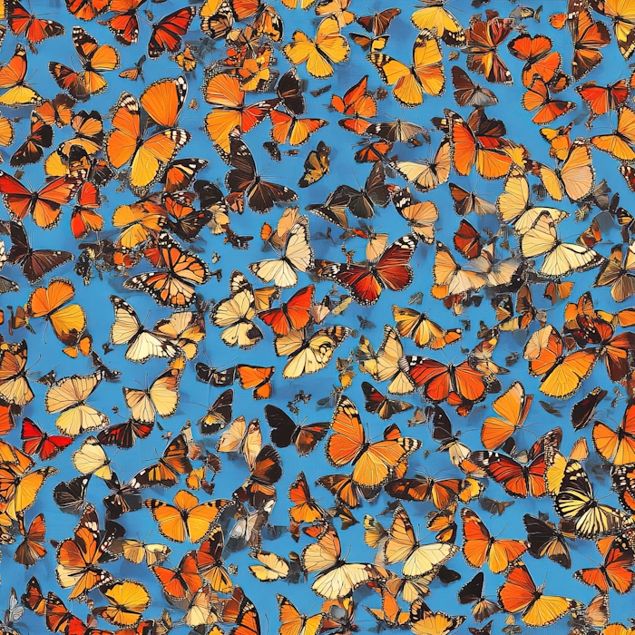 Lot of Butterflies Wallpaper - Happywall