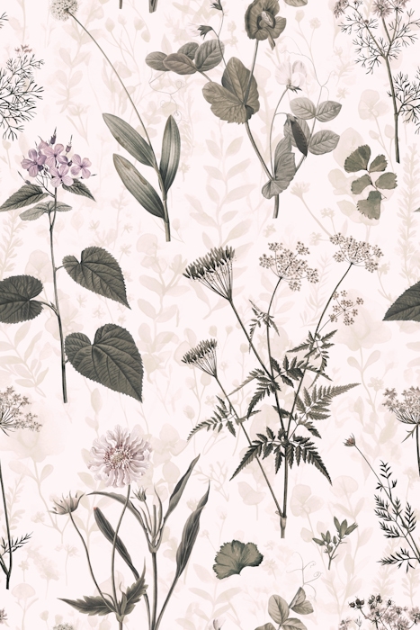 Swedish Midsommer Vibe Wildflower Meadow Wallpaper