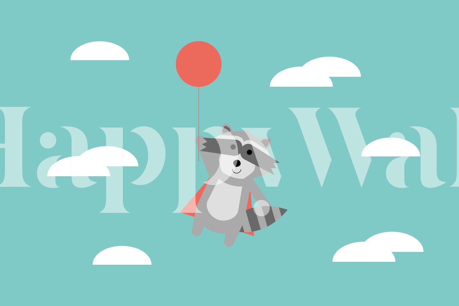 Super Raccoon Adventure Wallpaper