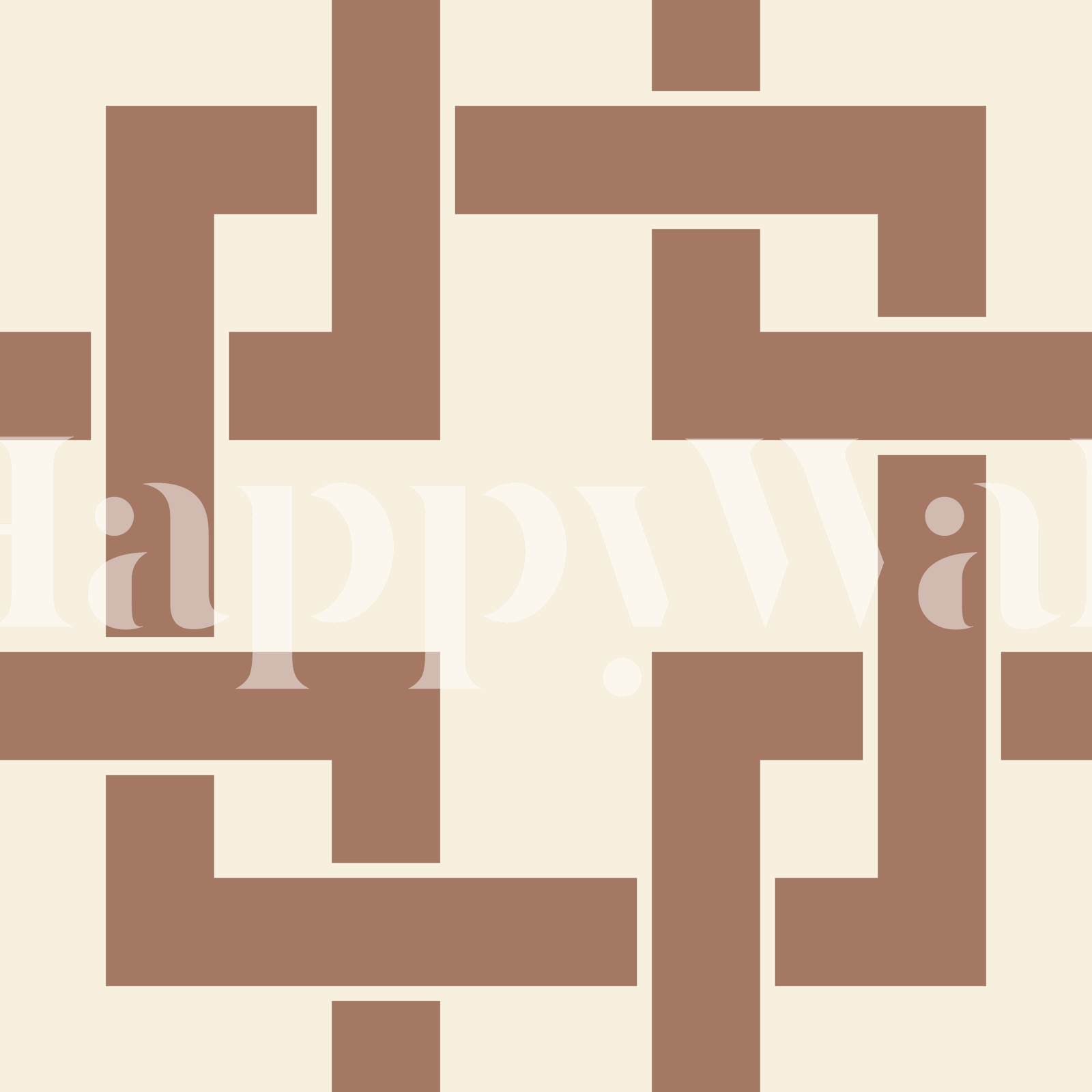 Modern Maze Style Wallpaper | happywall.com