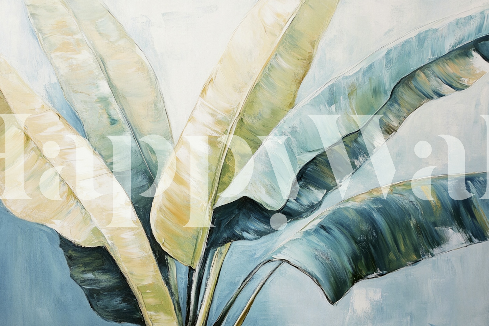 Pastel Palm Serenity Wallpaper - happywall.com