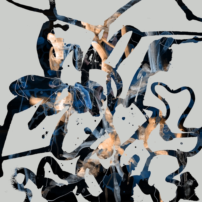 Abstract Azure Splash - Happywall