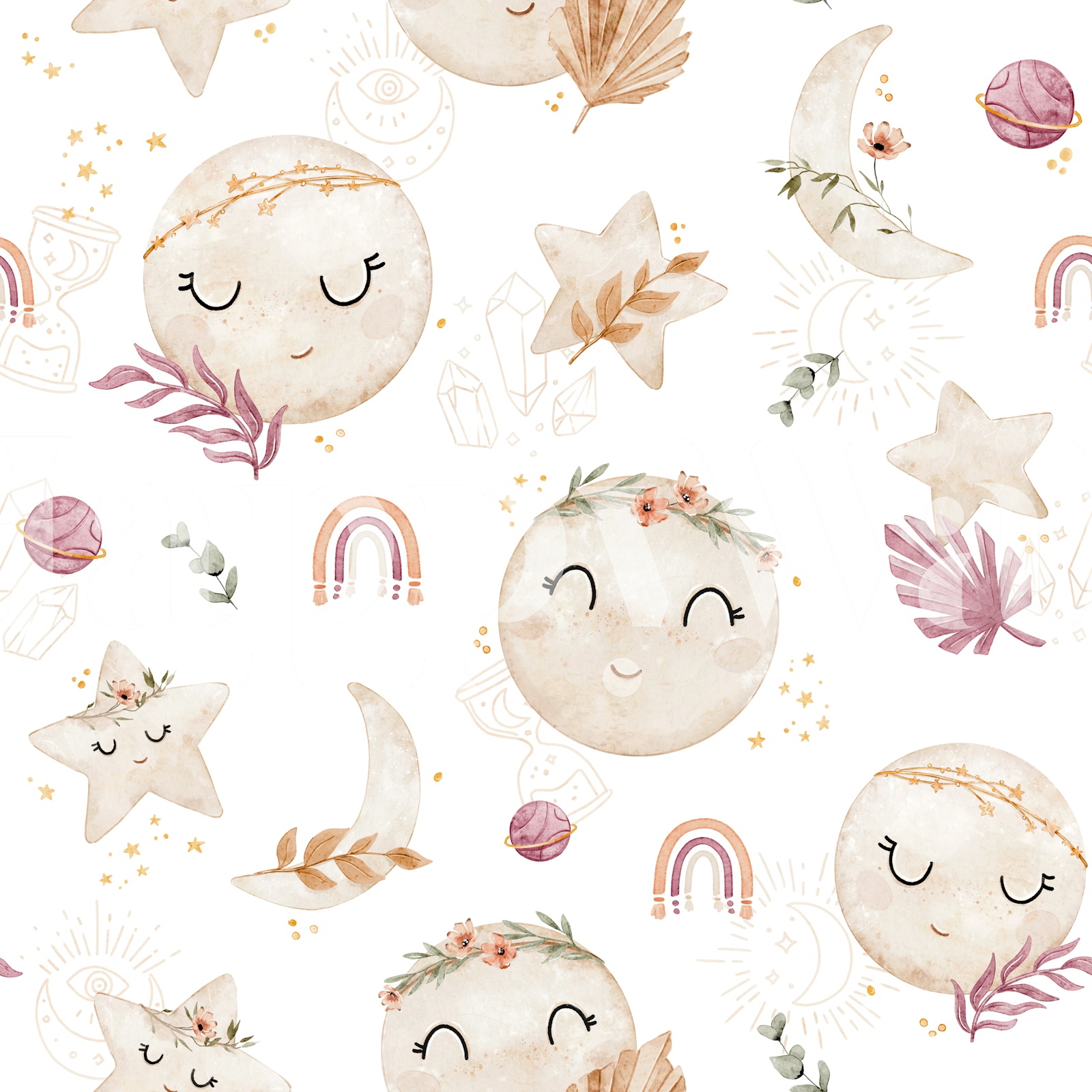 Celestial Boho Wallpaper - Happywall.com