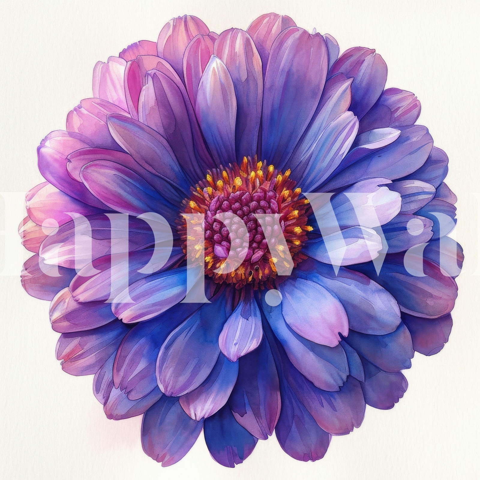 Aster Twilight Wallpaper | happywall.com