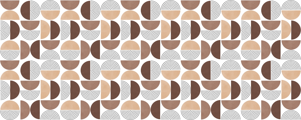 Brown Geometric Wallpaper for Modern Designs