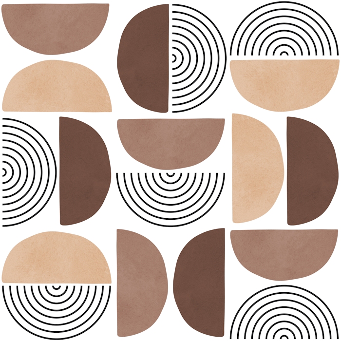 Modern Earth Tones Wallpaper - happywall.com