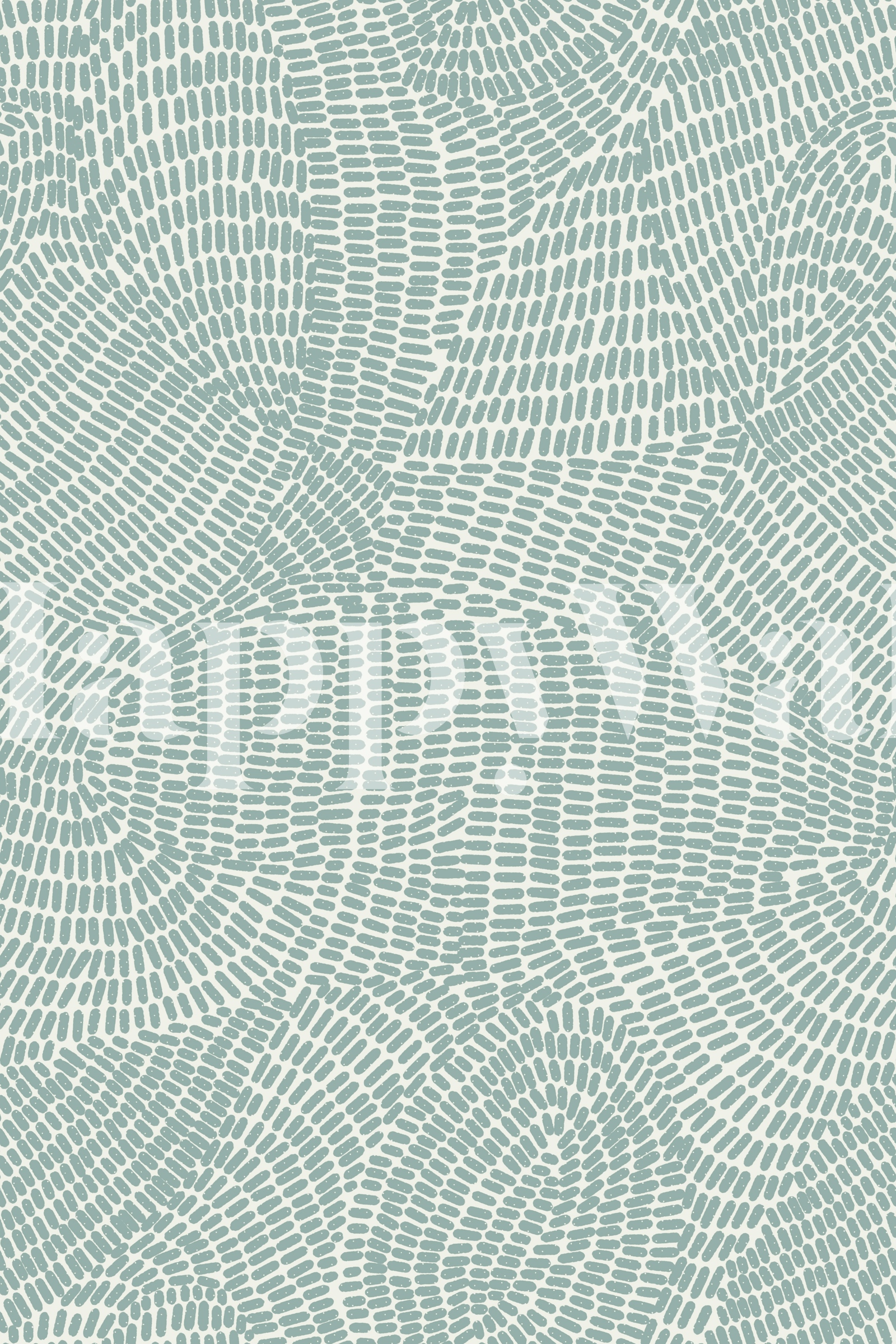 Echo Lines - Monochrome Green Wallpaper