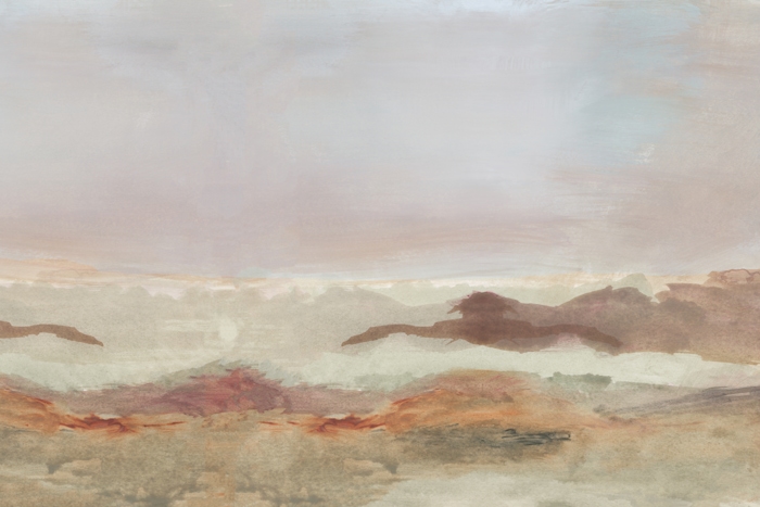 Earthtones Landscape 2 Wallpaper | happywall.com