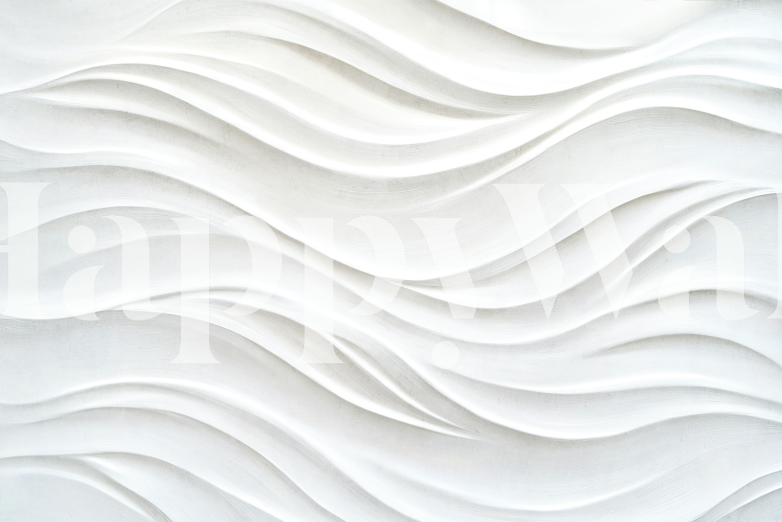Abstract Clay Waves Art Wallpaper - happywall.com