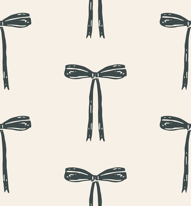 Bow Simply Wallpaper - happywall.com