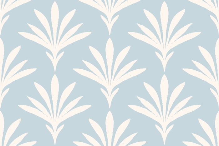 Vintage Leaf Motif Wallpaper - Happywall