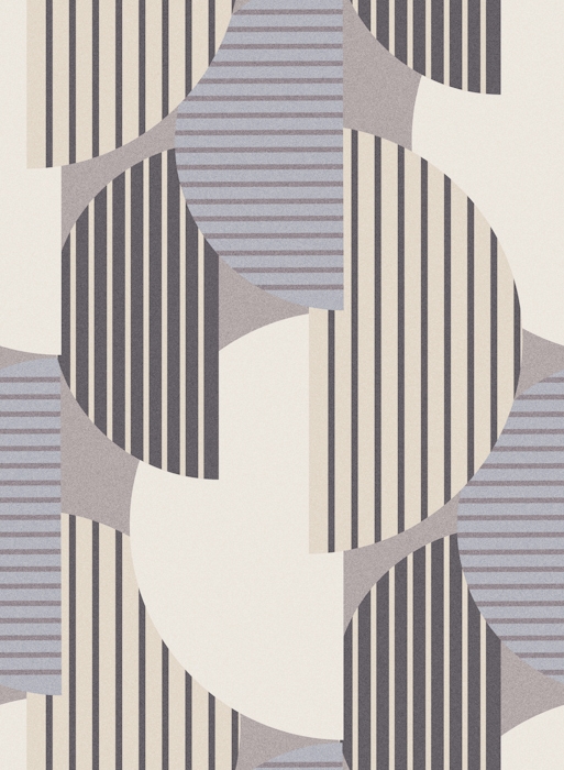 Modern Geometric Stripe Wallpaper for Living Room