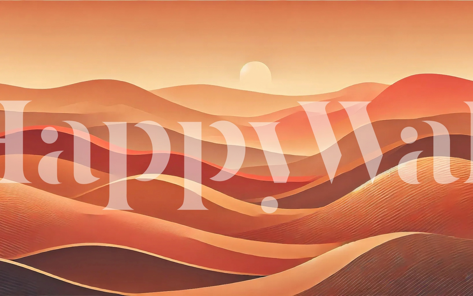 Sunlit Sand Dunes Wallpaper - Happywall.com