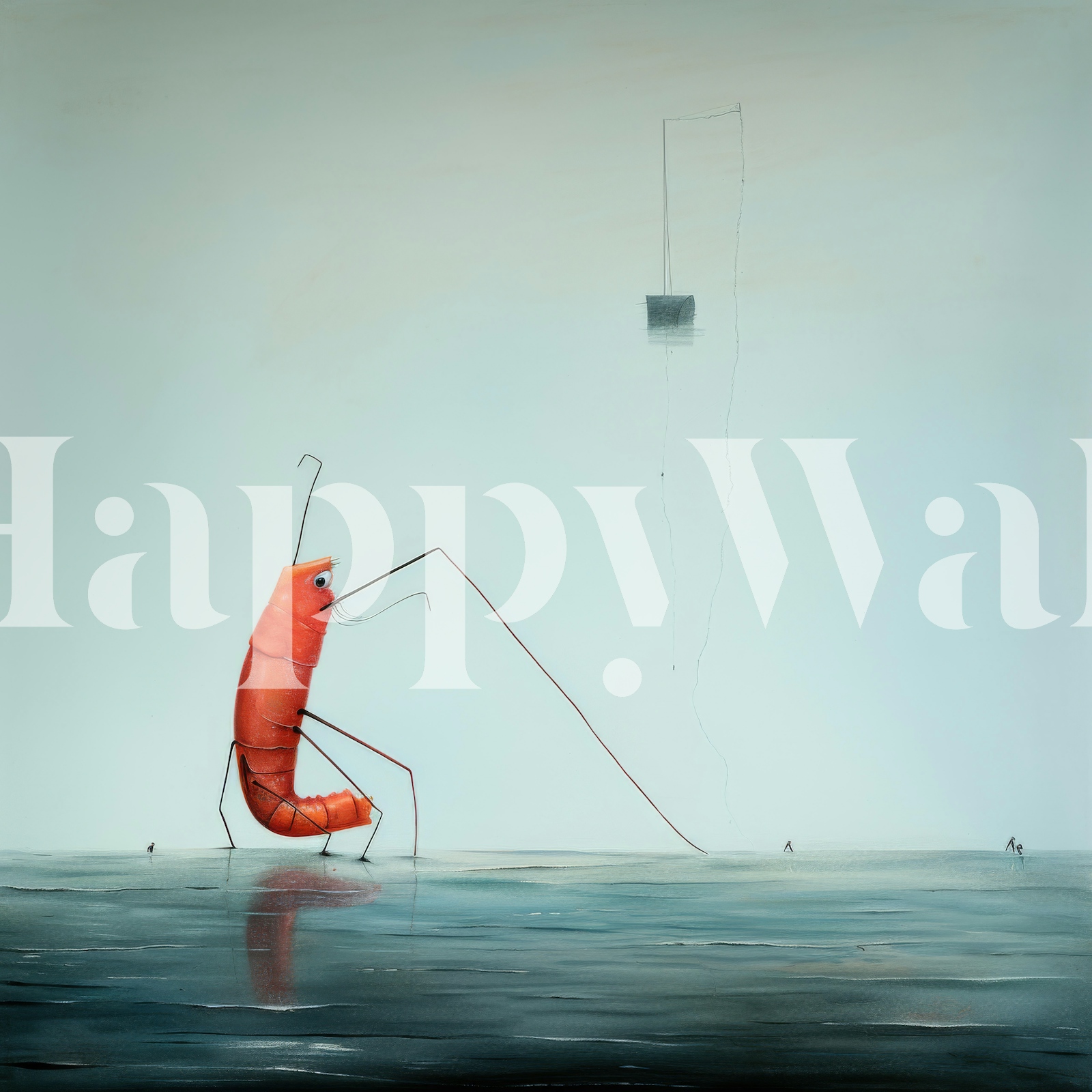 Minimal Prawn Wallpaper - Happywall.com