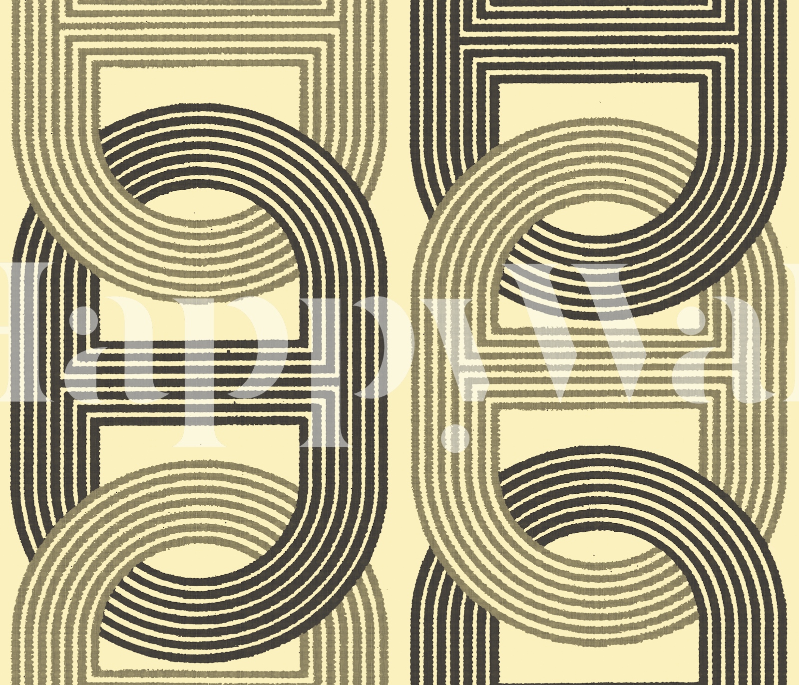 Retro Chain Loops J Wallpaper | happywall.com