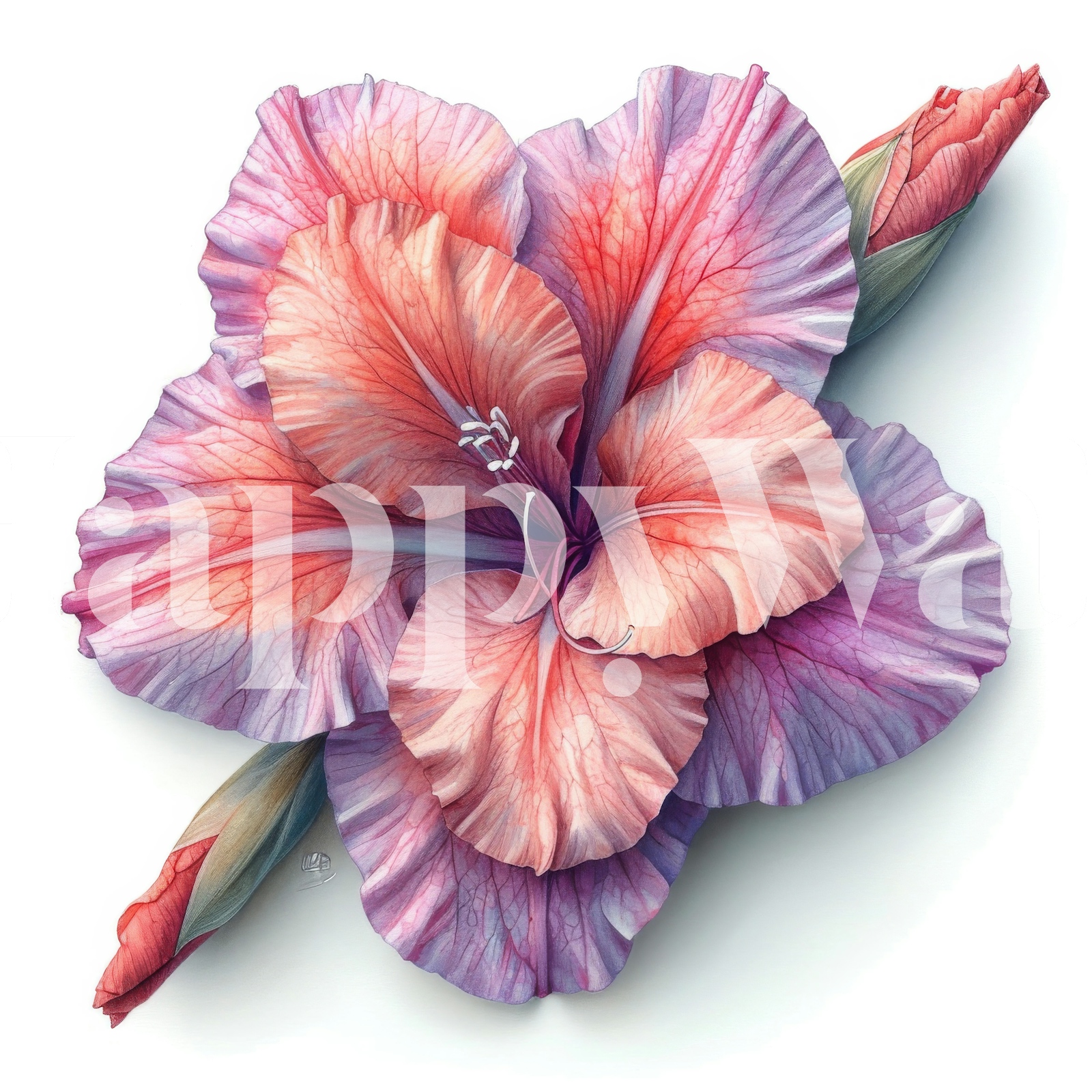 Beautiful Pink Floral Wallpaper for Bedroom