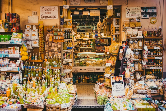 Charming Italian Deli Vibes Wallpaper