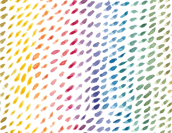 Rainbow Watercolor Brush Strokes Wallpaper