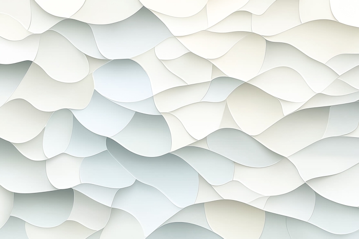 Tranquil Layered Waves Wallpaper