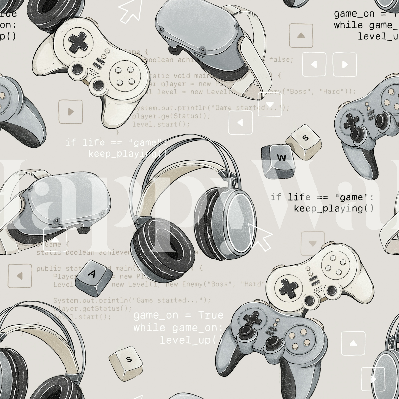 Game Mode: On Wallpaper - happywall.com