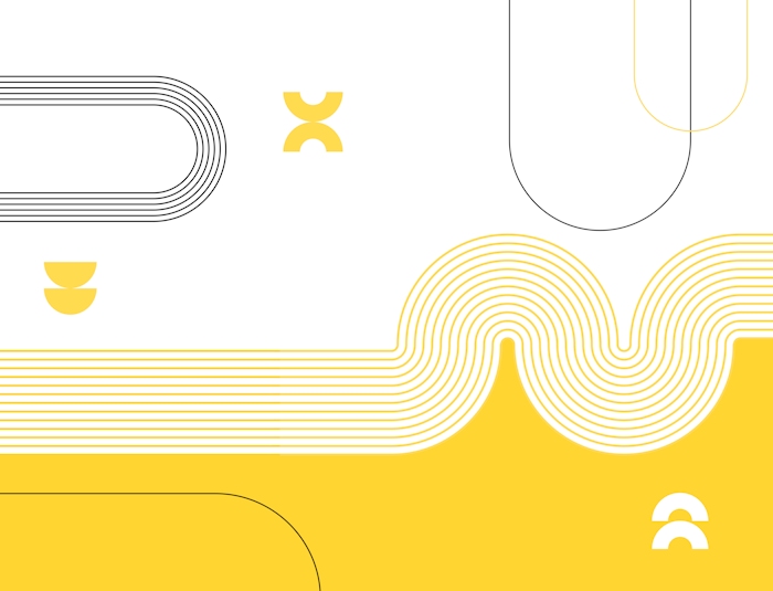 Bold Geometric Wave Wallpaper - happywall.com