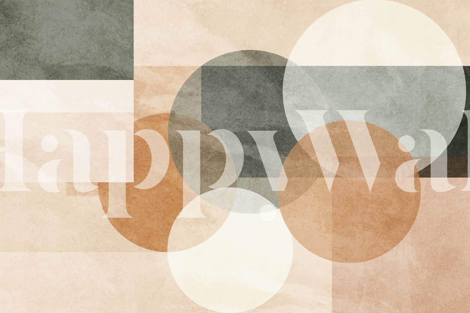 Geometric Soft Tones Art - Wallpaper