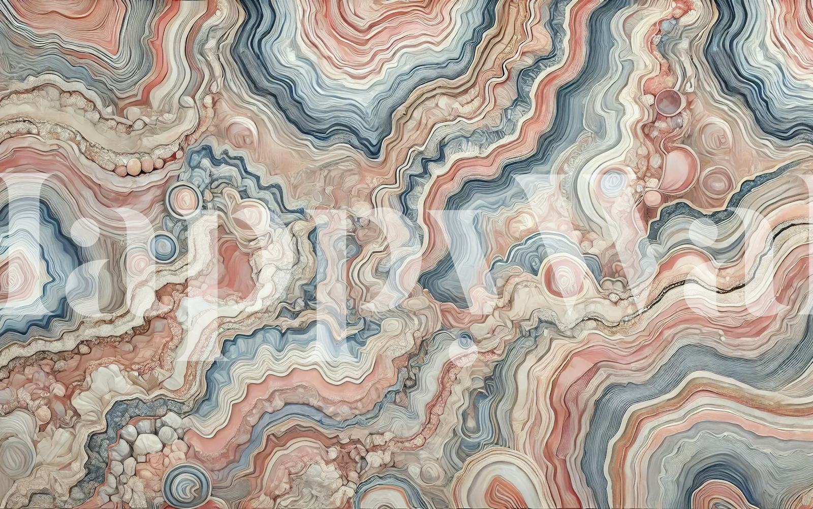 Pastel Abstract Agate Wallpaper for Modern Rooms