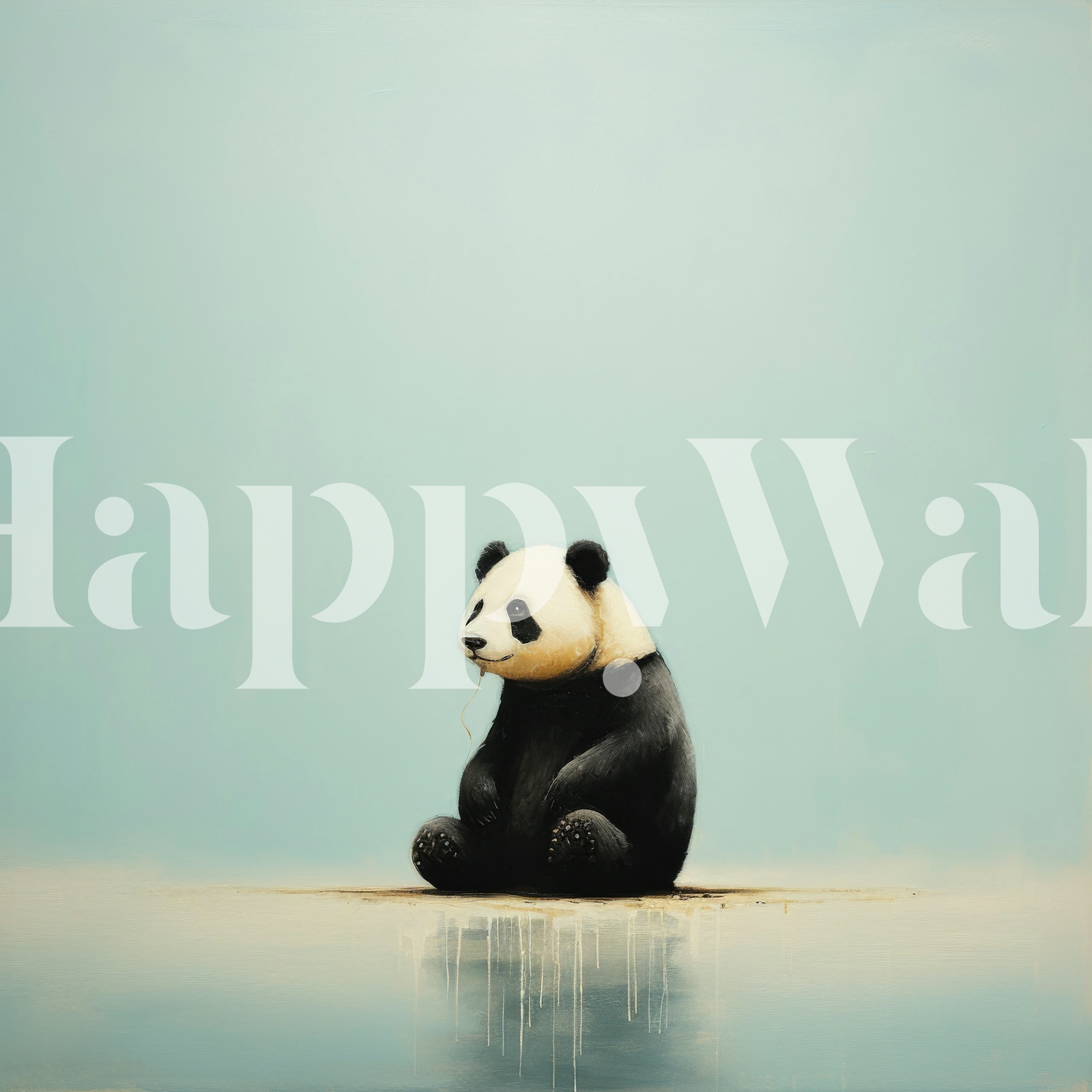 Minimalist Panda Wallpaper
