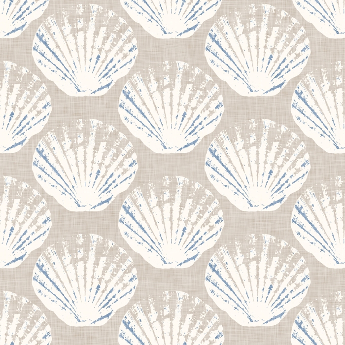 Scallop Seashell Wallpaper - Happywall.com
